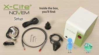 X-Cite NOVEM Powerful, 9-Channel LED Illumination System | Excelitas